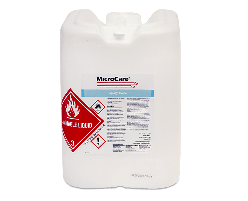 MicroCare 99% Isopropyl Alcohol (IPA), 5-Gallon / 19 Liter Plastic ...